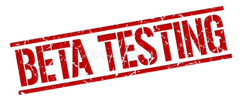 Selo de beta testes ilustração do vetor. Ilustração de teste - 122086925