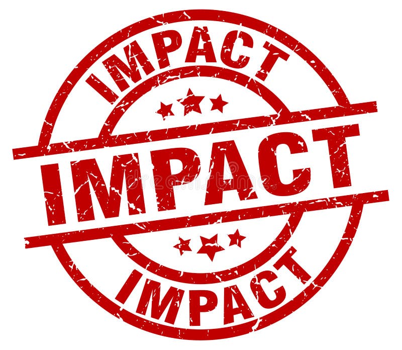 Selo do impacto ilustração do vetor. Ilustração de impacto - 122429260