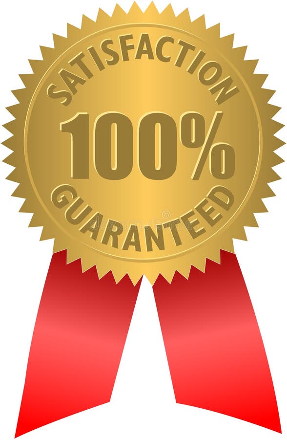 Selo garantido satisfação ilustração do vetor. Ilustração de desenho ...