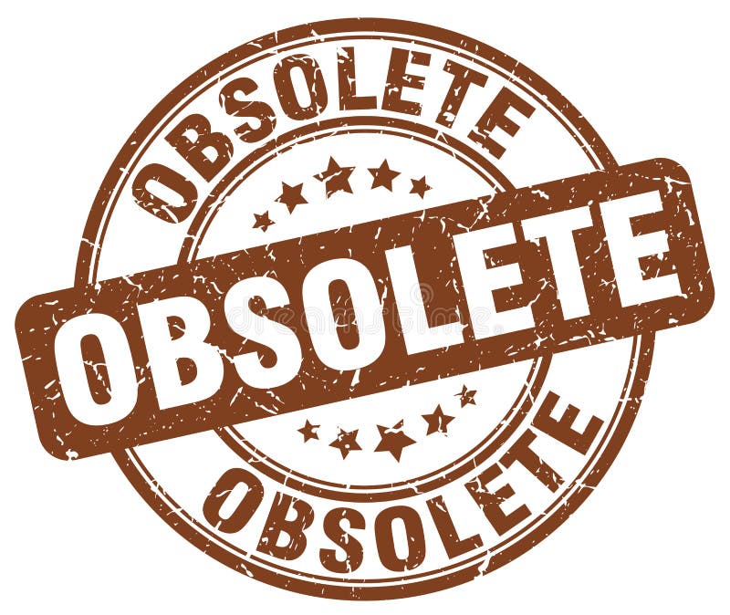 Etiqueta Isolada De Fita Redonda Obsoleta. Sinal Obsoleto. Ilustração ...