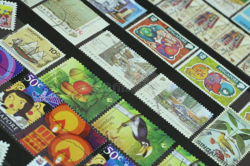 Selos fotografia editorial. Imagem de passatempo, singapura - 550277
