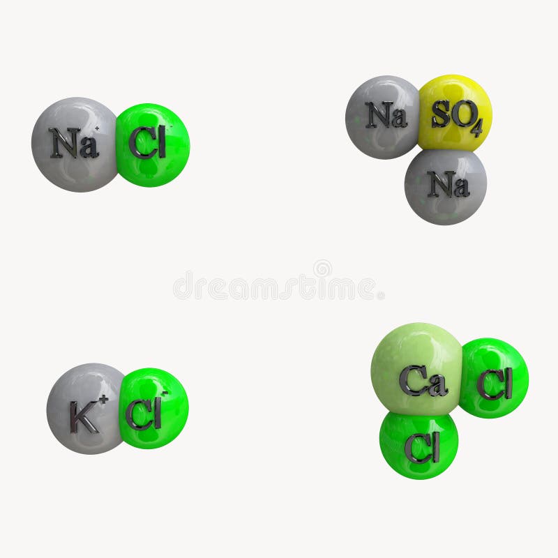 Chlorure De Sodium - NaCl - Sel Illustration de Vecteur - Illustration ...