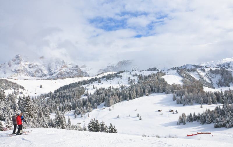 Selva Di Val Gardena, Italy Editorial Stock Photo - Image of bright ...