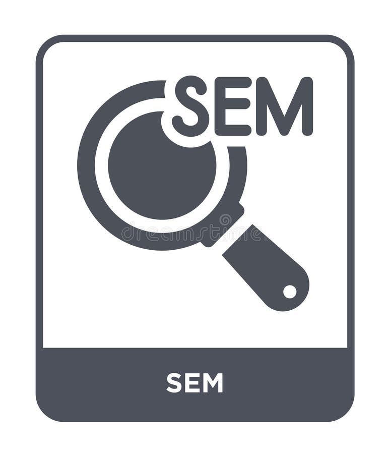 Natural SEO advertising stock illustration. Illustration of white ...