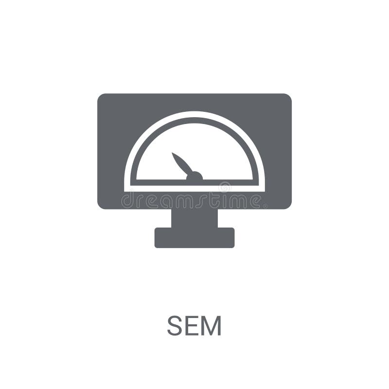 Sem Icon. Trendy Sem Logo Concept on White Background from General ...