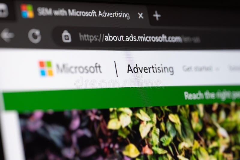 SEM with Microsoft Advertising Editorial Stock Photo - Image of ...