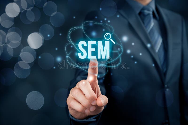 SEM Search Engine Marketing Stock Image - Image of concept, concepts ...