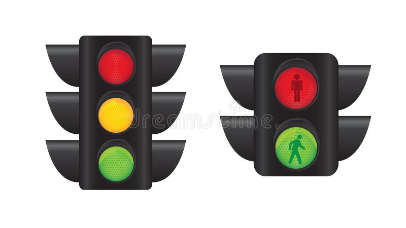 Semafor Stock Illustrationer, Vektorer, & Clipart – (12,562 Stock ...