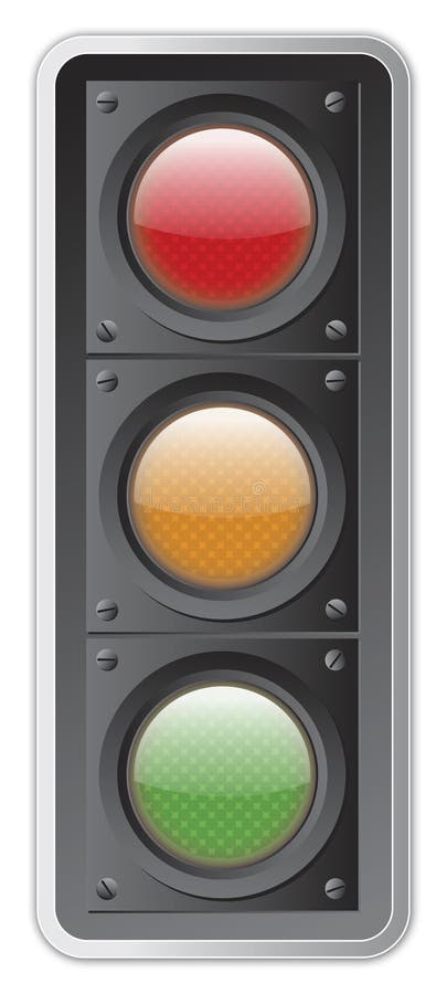 Semafori illustrazione di stock. Illustrazione di verde - 14580082