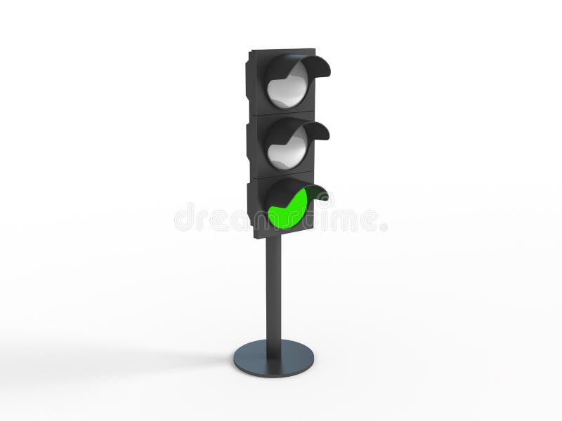 Semafori illustrazione di stock. Illustrazione di concetti - 16715058