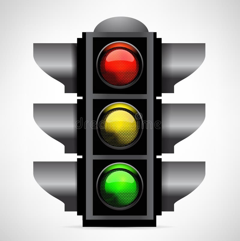Semafori illustrazione vettoriale. Illustrazione di automobile - 13612231