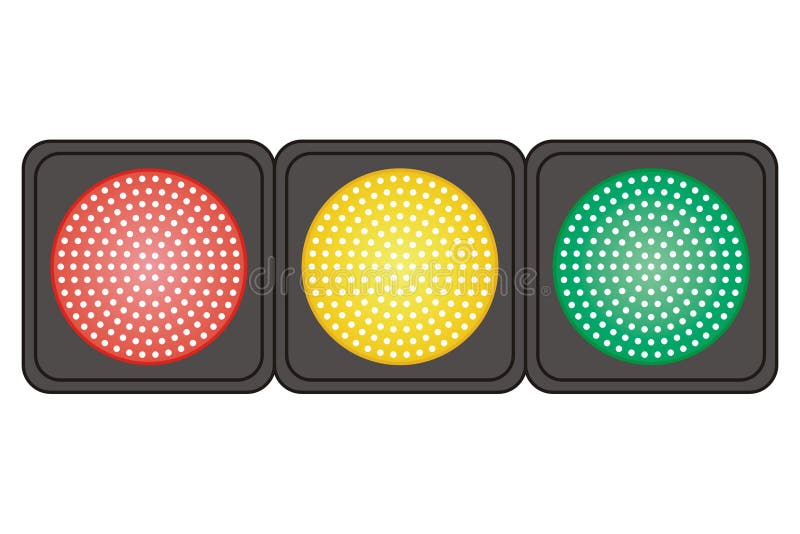 Semafori illustrazione di stock. Illustrazione di segnale - 19450496