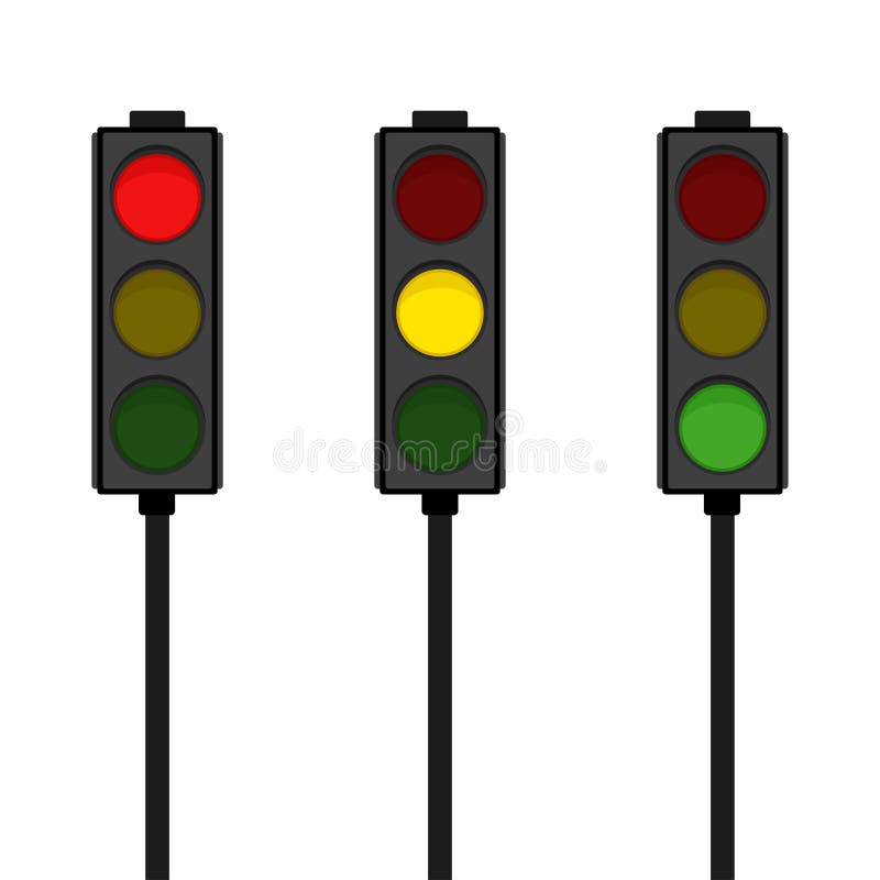 Semafori, Illustrazione Di Vettore Illustrazione Vettoriale ...