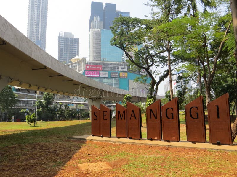 Semanggi Interchange Monument Editorial Image - Image of susun ...