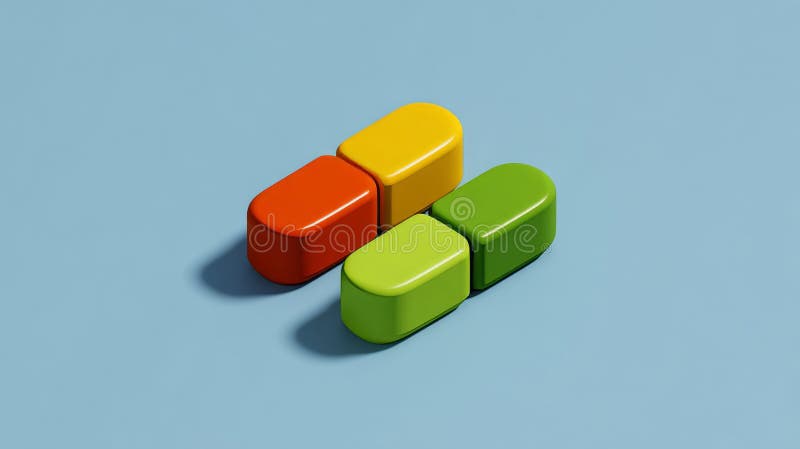 A Semantic Layer is Combined with Soft Pastel Colors and Color Blocks ...