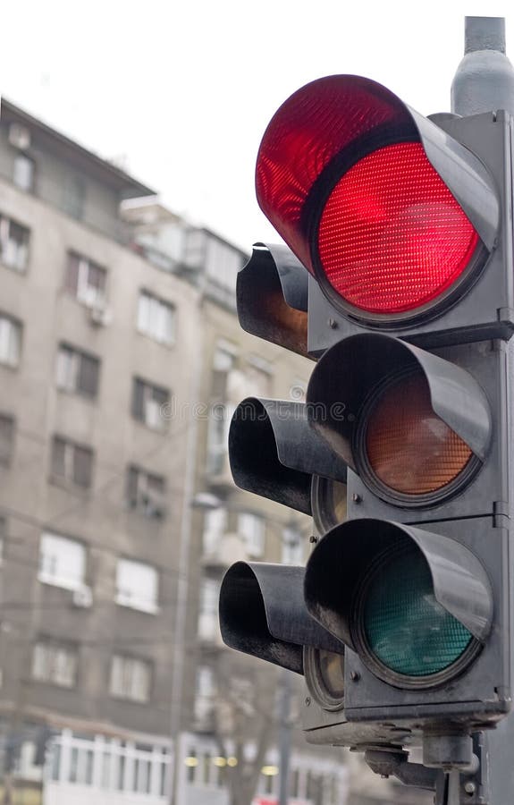 Semaphore stock photo. Image of shiny, black, road, yellow - 45349752