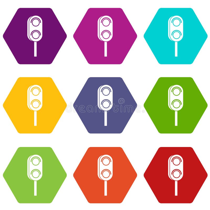 Semaphore Trafficlight Icon Blue Vector Isolated Stock Vector ... Semaphore Trafficlight Icon Blue Vector Isolated Stock Vector ...