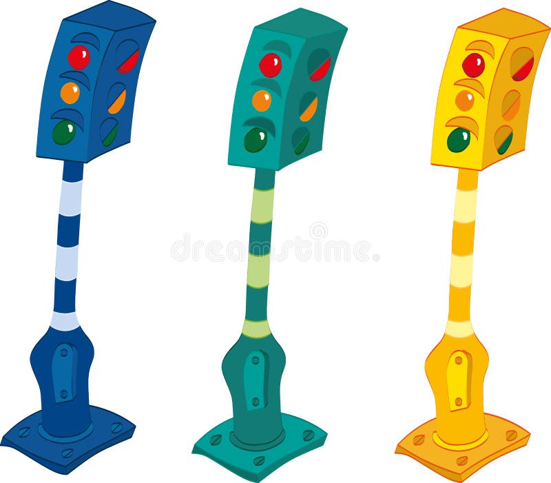 Semaphore Realistic Traffic Lights. Stock Vector - Illustration of ... Semaphore Realistic Traffic Lights. Stock Vector - Illustration of ...