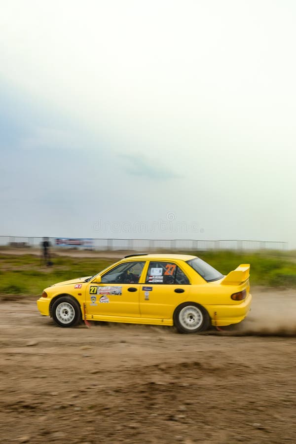 Mitsubishi Lancer Evolution IX Parked Next To Subaru WRX STI Editorial ...