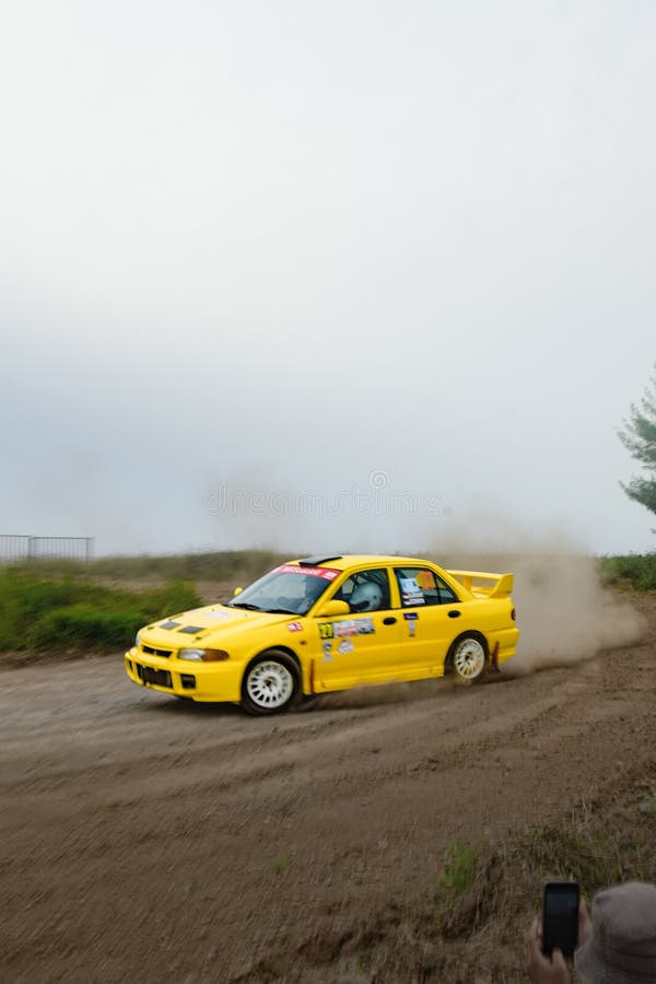 Mitsubishi Lancer Evolution IX Parked Next To Subaru WRX STI Editorial ...