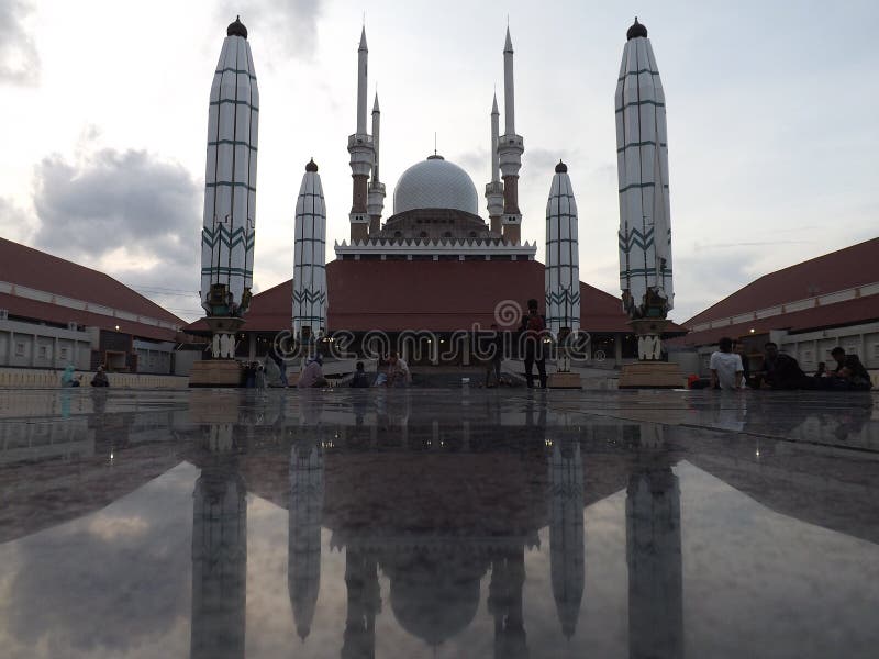Semarang, January 26, 2022 : the Great Mosque of Semarang in the ...