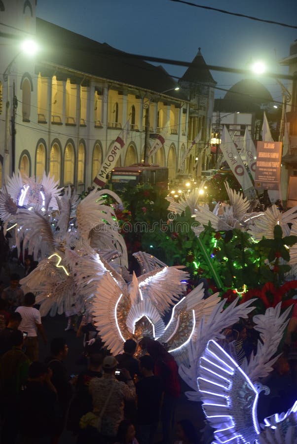 Semarang Night Carnival 2017 Editorial Stock Image - Image of students ...