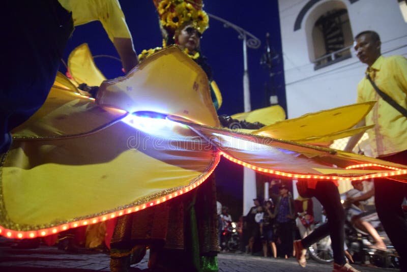 Semarang Night Carnival 2017 Editorial Photo - Image of junior ...