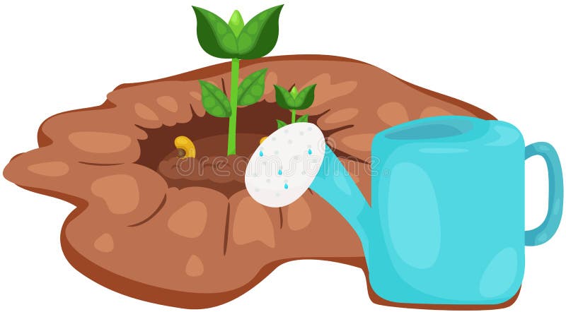 Semeando ícones ilustração do vetor. Ilustração de flor - 13747559