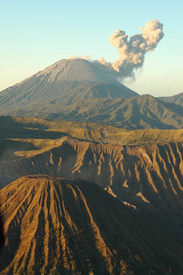 Semeru volcano stock image. Image of landscape, volcano - 106443703