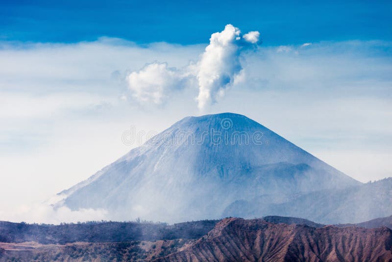 Semeru volcano stock image. Image of landscape, volcano - 106443703