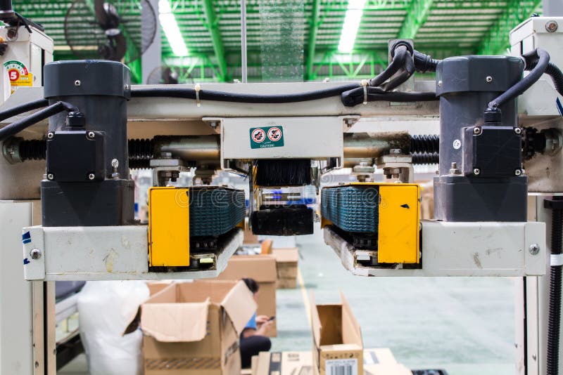 Strapping machine stock photo. Image of productivity - 26901834