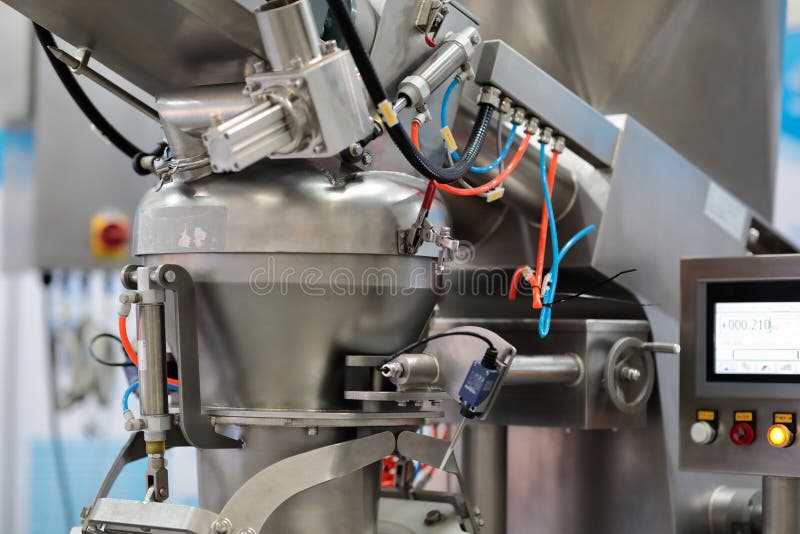 Semi Automatic Big Bag Powder Packing System Stock Photo - Image of ...