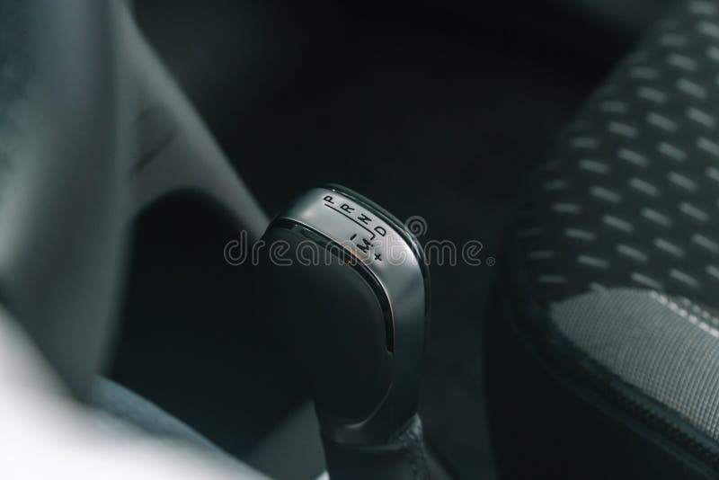 The Semi-automatic Gearbox in a New Car Stock Photo - Image of ...