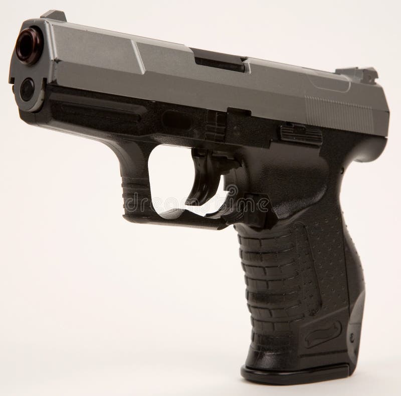 Semi Automatic Hand Gun stock photo. Image of guard, protection - 3773502