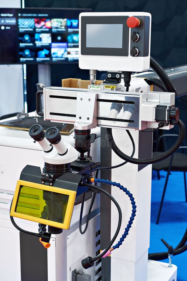 Semi-automatic Laser Welding and Mould Repair System Stock Photo ...