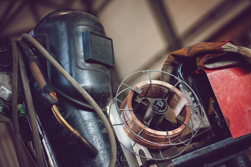 Semi-automatic Welding Machine Complete with Copper Wire Coil Stock ...