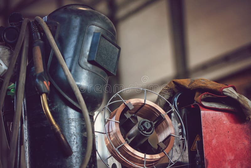 Semi-automatic Welding Machine Complete with Copper Wire Coil Stock ...