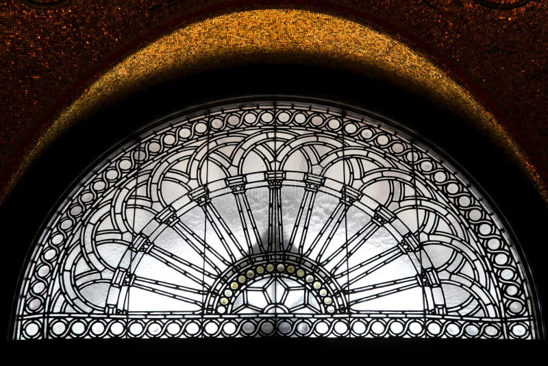 Semi circle church window stock image. Image of white - 87830371