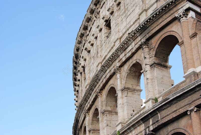 Semi-circular Building with Arched Windows Stock Image - Image of large ...