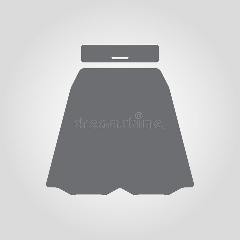 Circular Skirt Line Icon Vector Illustration Stock Vector ...