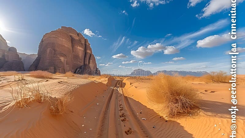 Semi-desert and Mountains in Saudi Arabia Stock Image - Image of yellow ...
