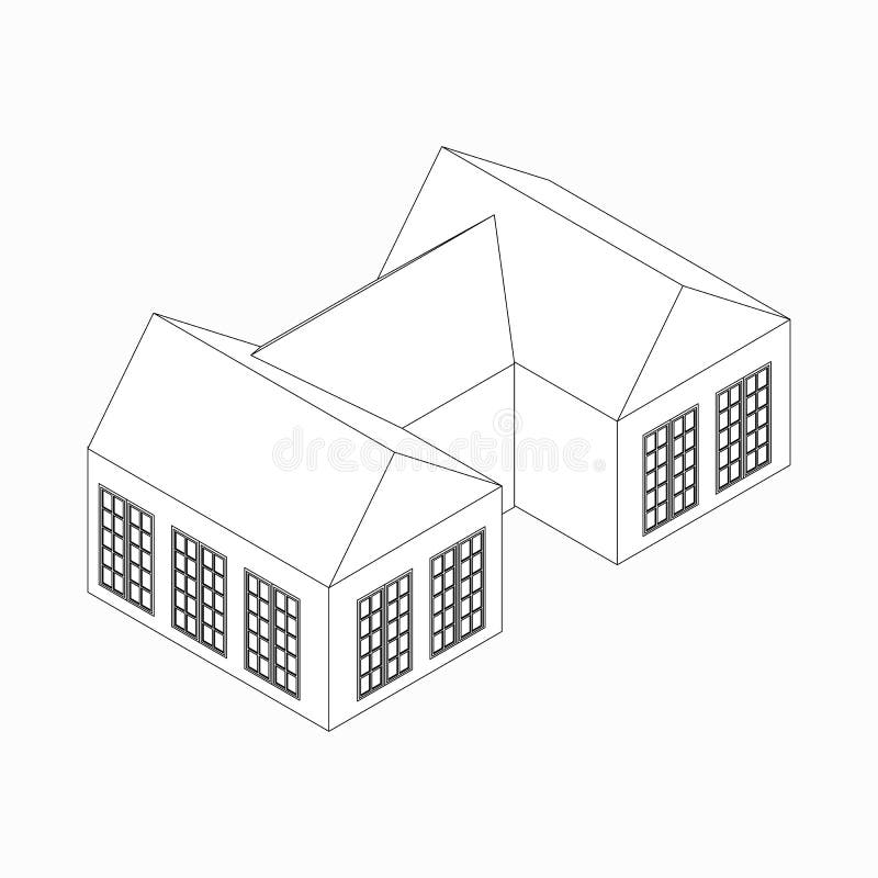 Semi Detached House Stock Illustrations – 110 Semi Detached House Stock ...