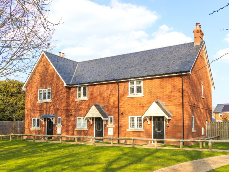 Semi Detached New Build Homes. UK Editorial Stock Photo - Image of ... Semi Detached New Build Homes. UK Editorial Stock Photo - Image of ...