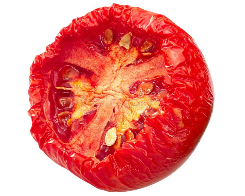 Semi-dried Tomato Half, Paths Stock Photo - Image of edible, food ...