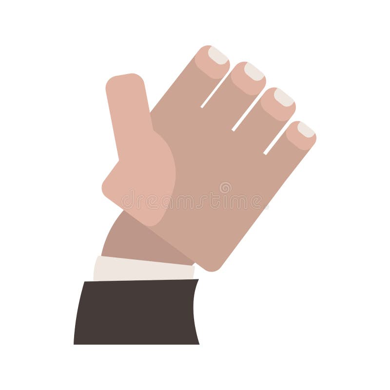 Open Palm Hand Formal Suit Sleeve Stock Illustrations – 26 Open Palm ...