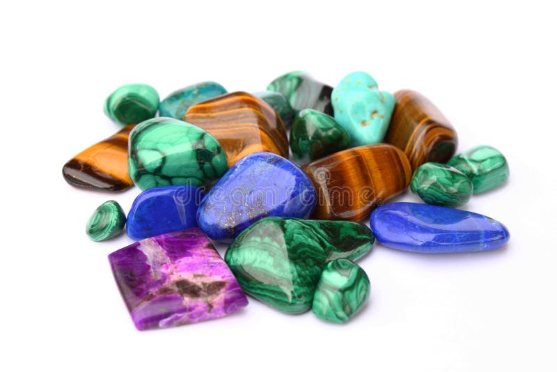 Semi-precious stones stock image. Image of decorative - 12035729