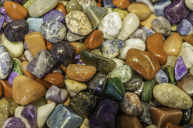 Semi Precious Stones - Crystal Stone Types - Colored Decorative Rocks ...