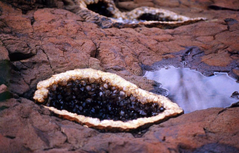 Semi Precious Stones Mine in Misiones Argentina Stock Image - Image of ...