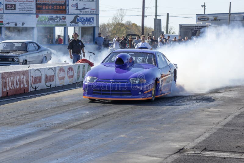 Chevrolet drag car editorial image. Image of cylinders - 34372275