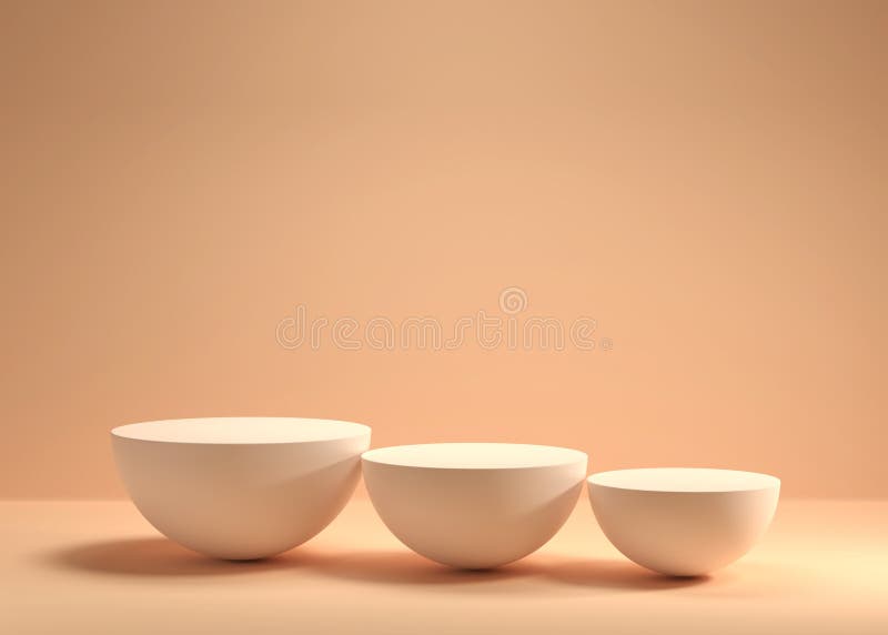 Semi-sphere Display and Presentation, Podium, Stock Illustration ...